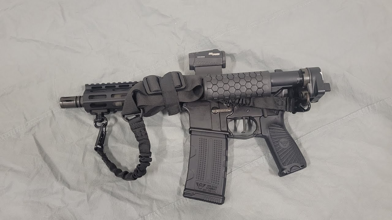 Wilson Combat AR pistol. Good PDW setup?? - YouTube