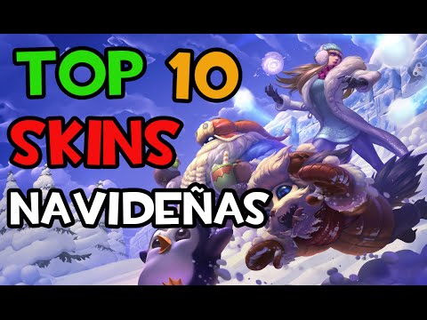 TOP 10 SKINS DE NAVIDAD: League of Legends - YouTube