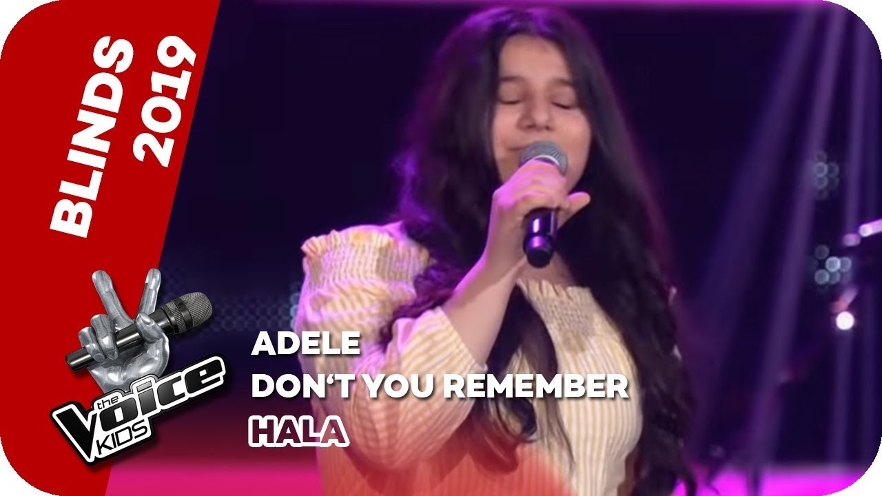 Adele - Don't You Remember (Hala) | Blind Auditions | The Voice Kids ...