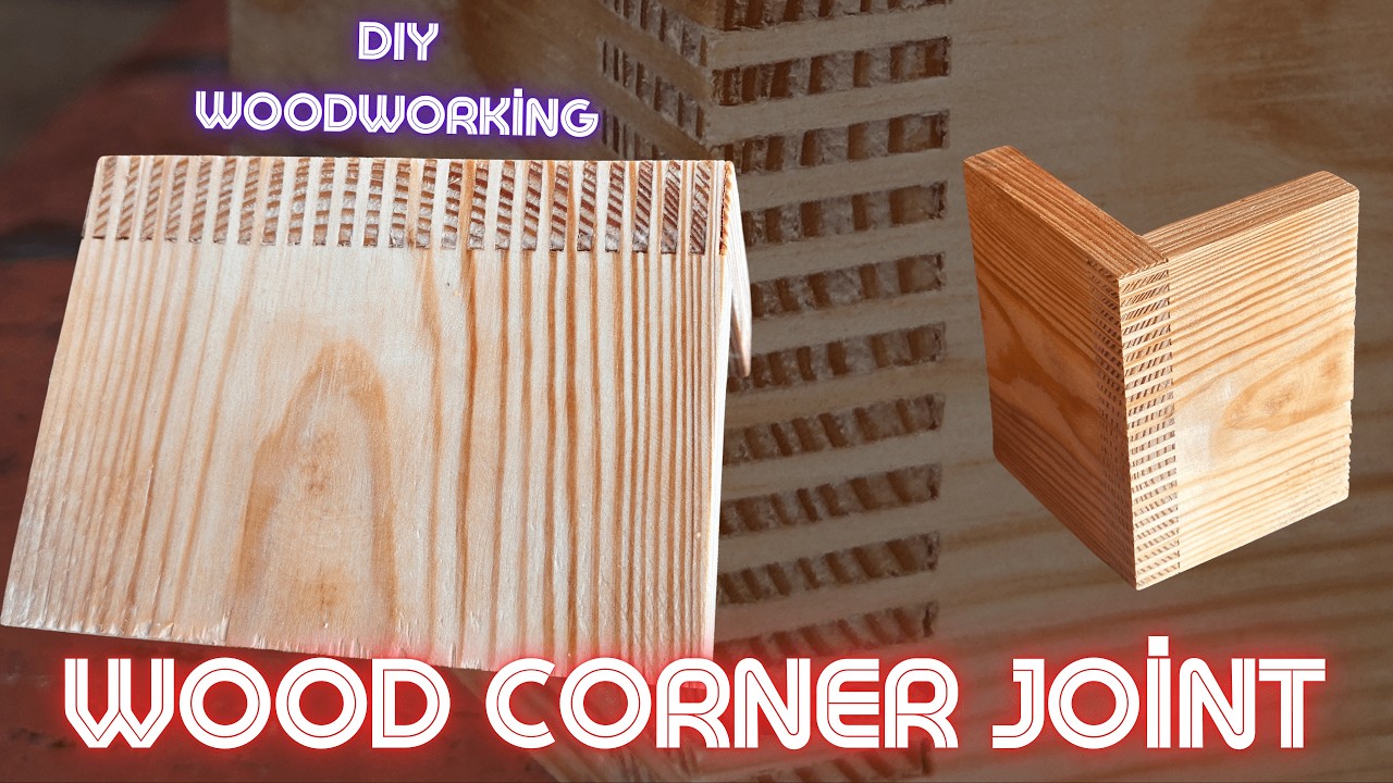 How To Join Wooden Corners / Wood Corner Joining Technique - YouTube