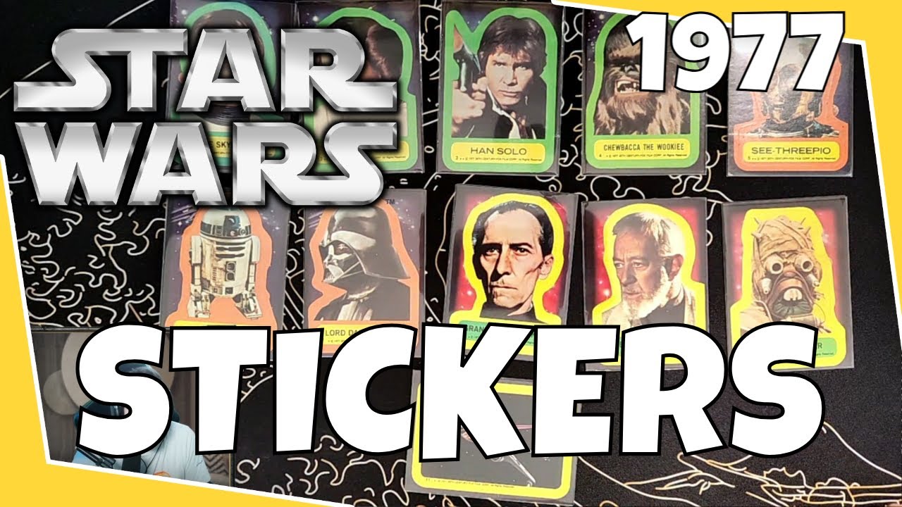 1977 Star Wars - All Stickers Showcase - 100% Completed - YouTube