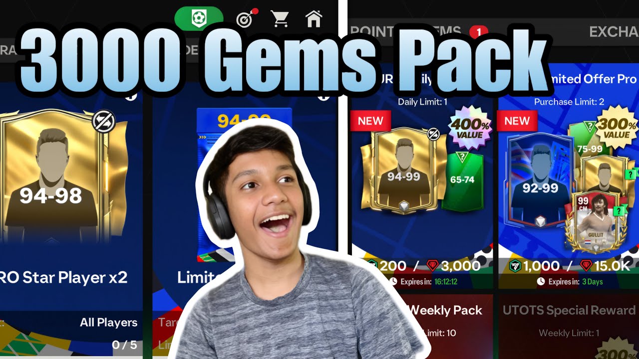 New UEFA Euro 2024 3000 Gems pack and Exchanges, Challenger mode in EA ...