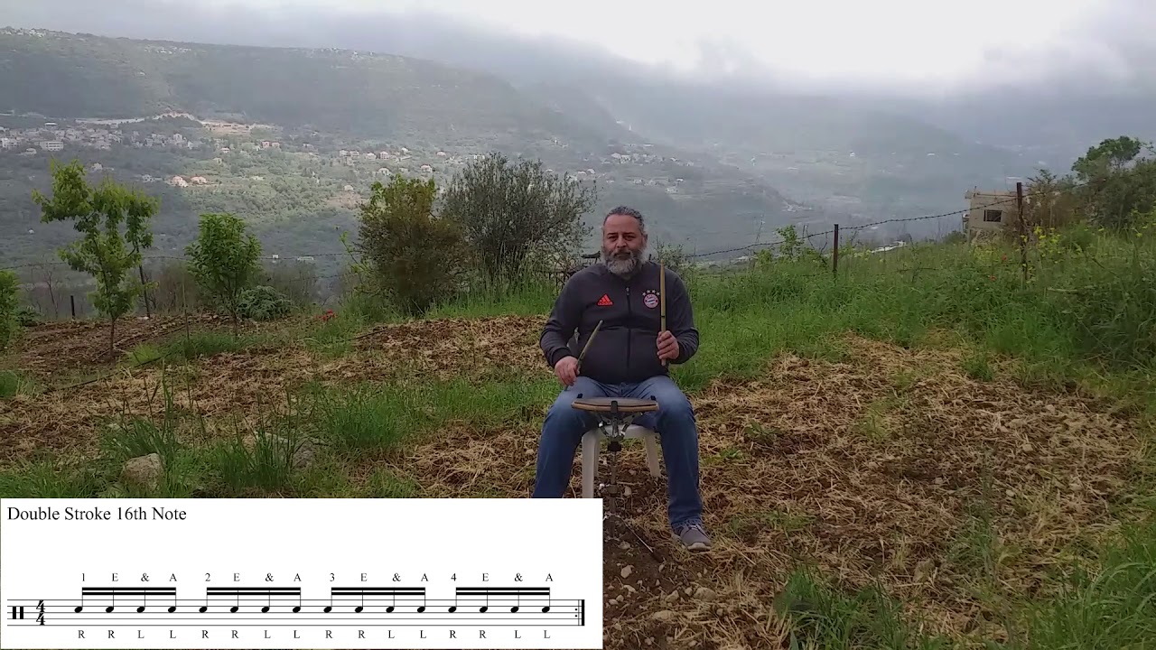 Rudiments with my Frog friend as Metronome 😂😂🥁🥁🥁 🐸 🐸 - YouTube