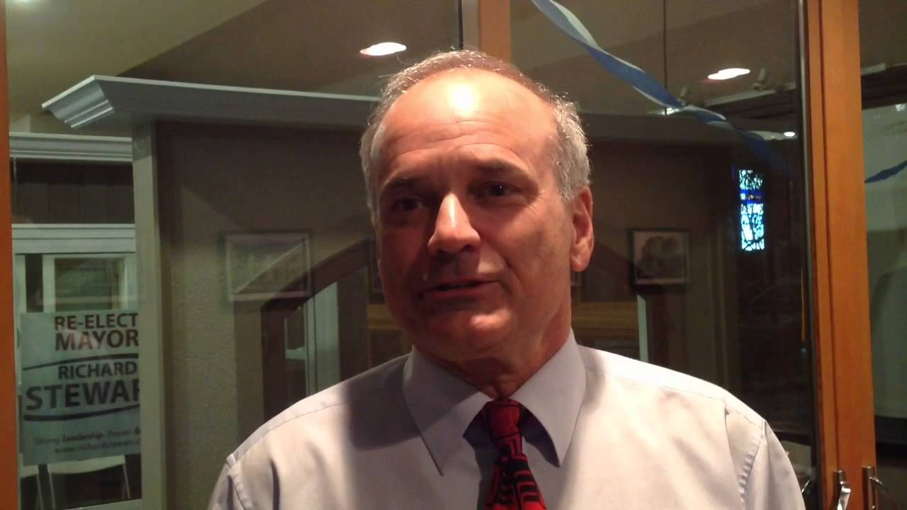 Coquitlam Mayor Richard Stewart talks about the election race - YouTube