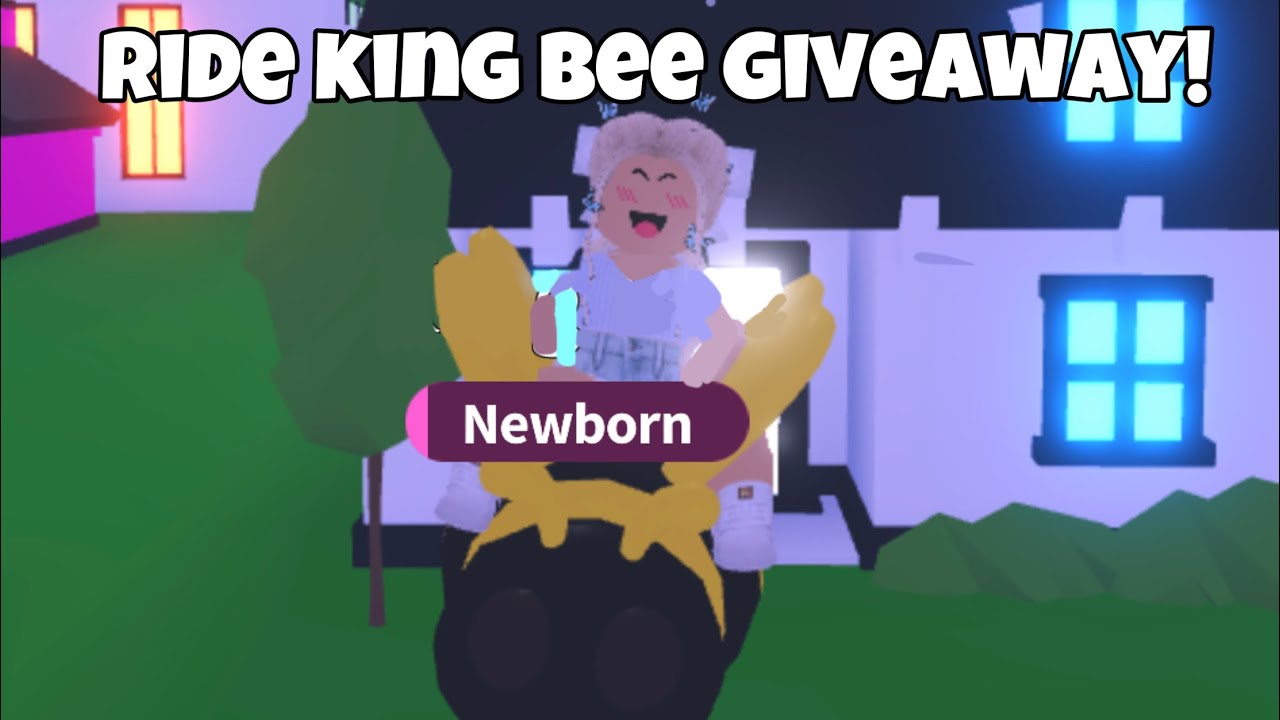 ride king bee adopt me giveaway💞🐝 - YouTube
