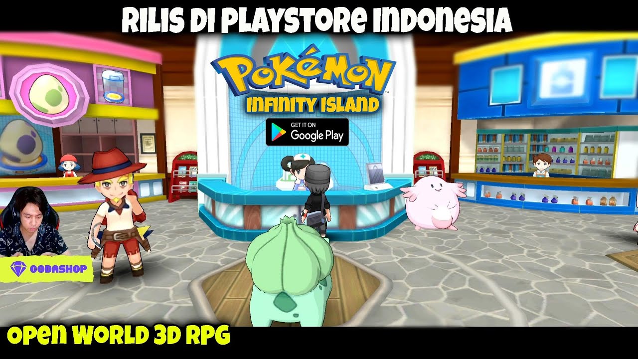 Eww Rilis di PLaystore Indonesia - Pokemon infinity Island (Android ...