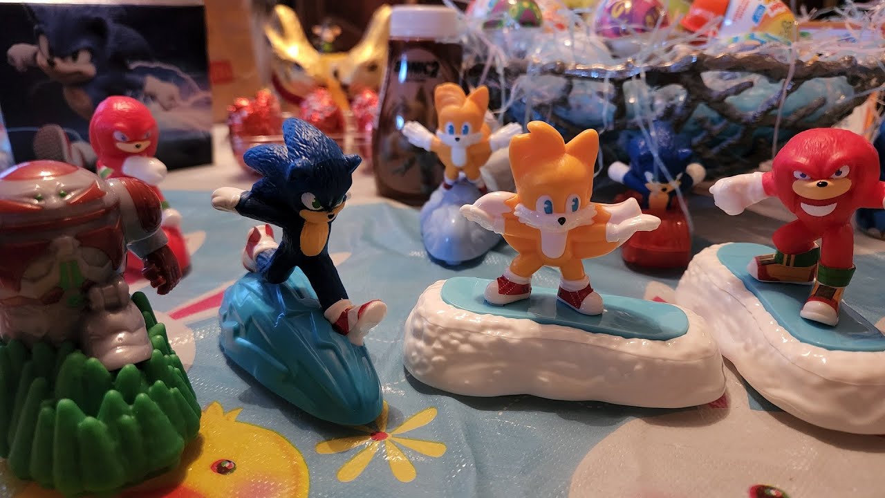 McDonald's Happy Meal Sonic the Hedgehog 2 Toys - YouTube