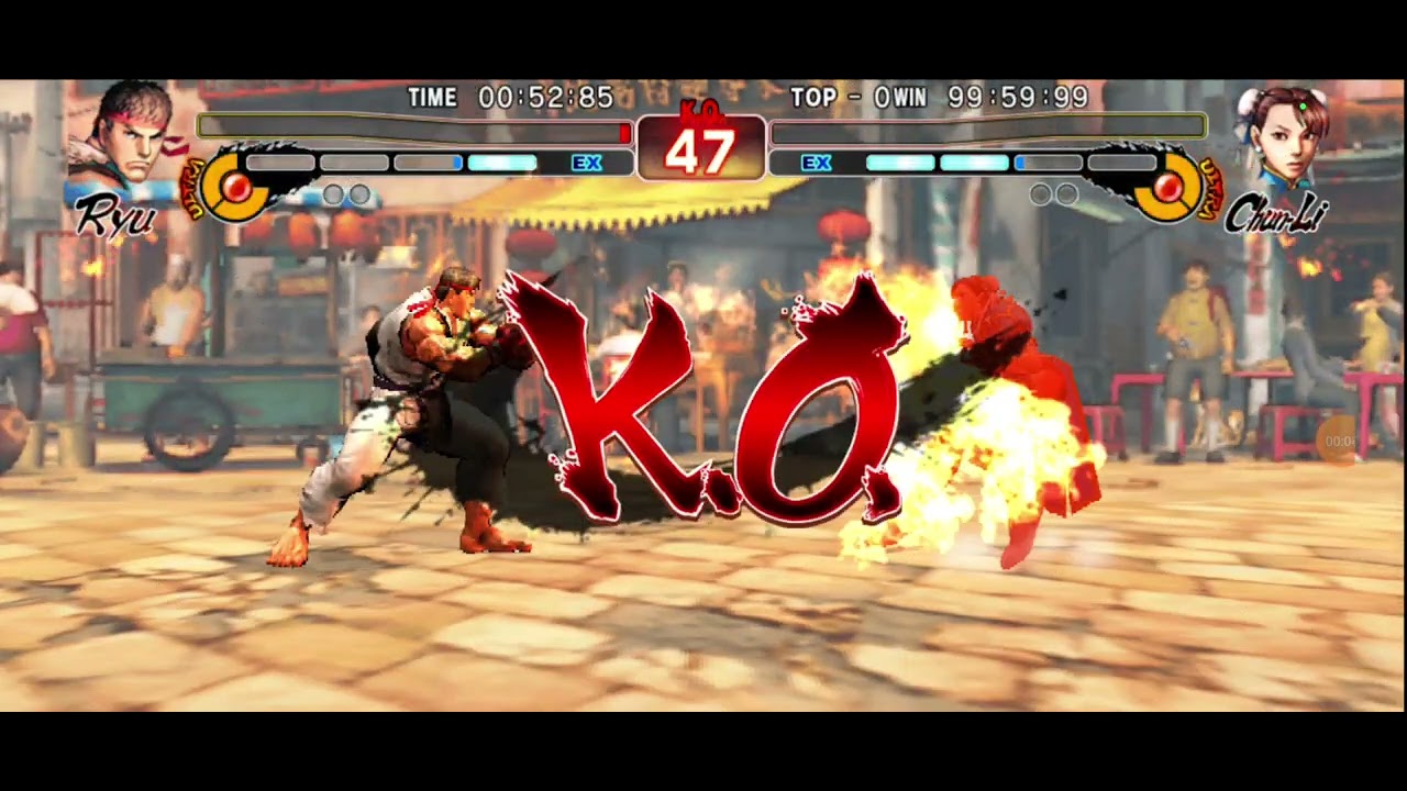 Streetfighter 4 Champion Edition Ryu Fire Hadoken on Chun Li Ko Ryona ...