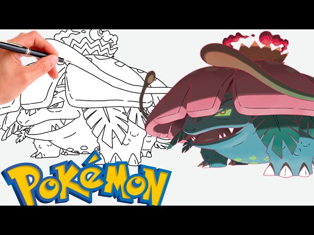 Venusaur Vmax Drawing