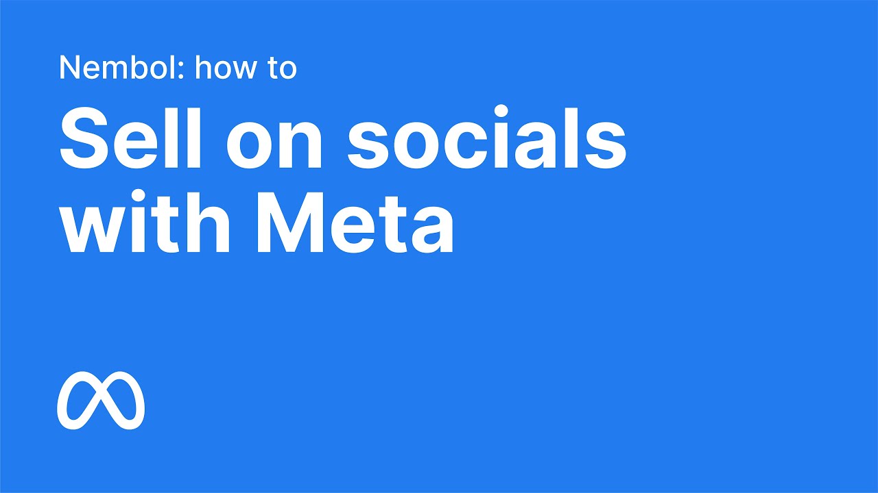 How to sell on Facebook and Instagram through your Meta Commerce - YouTube