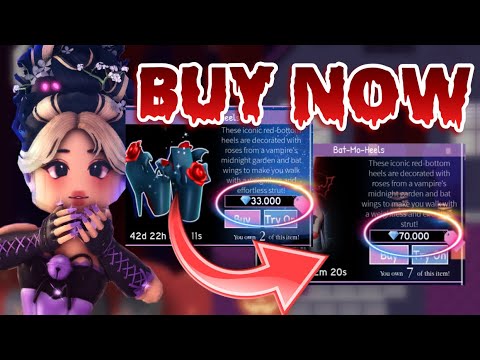 ⚠️URGENT⚠️ GET BAT MO HEELS CHEAP BEFORE ITS TOO LATE | Royale High ...