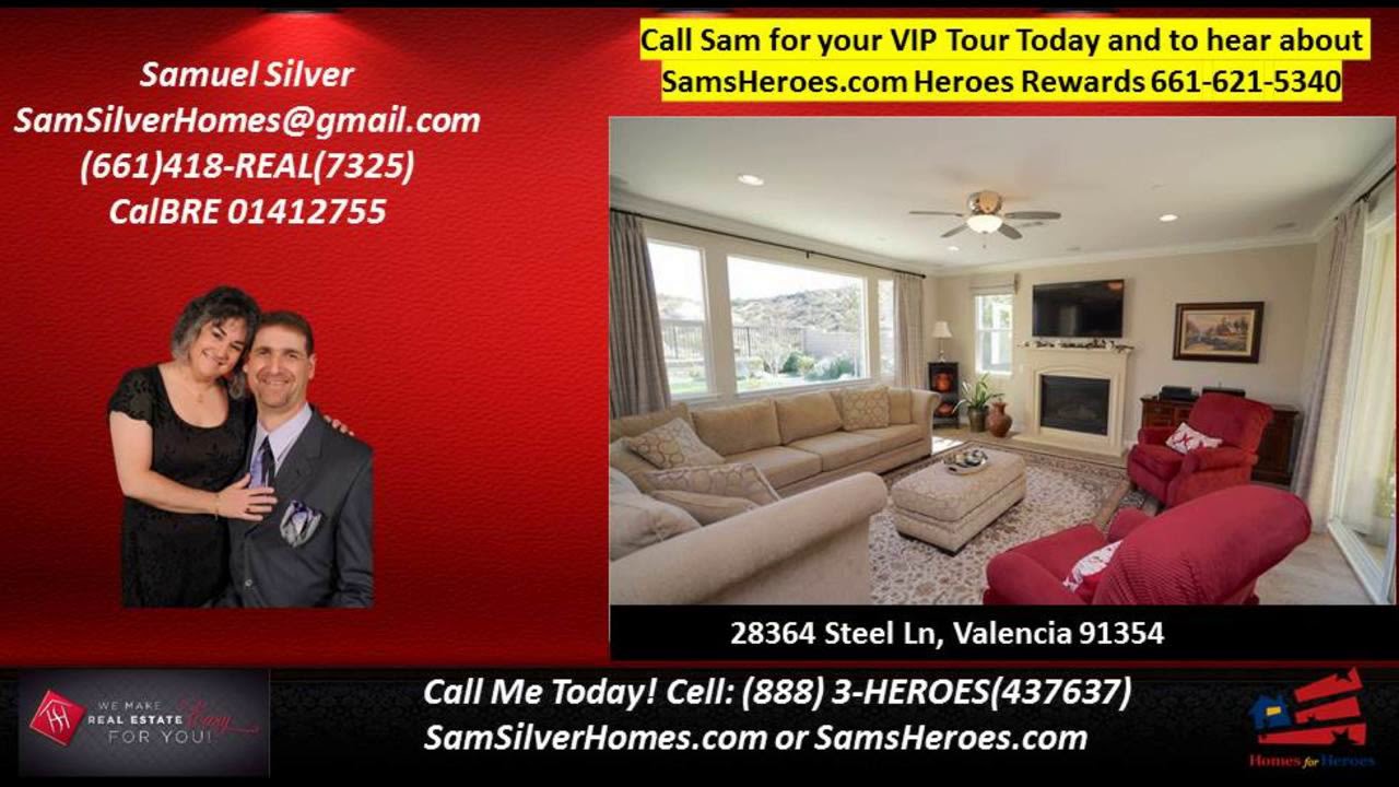 5 Bedroom 4 bath Real Estate Valencia CA 91355- 6616215340 Sam Silver ...