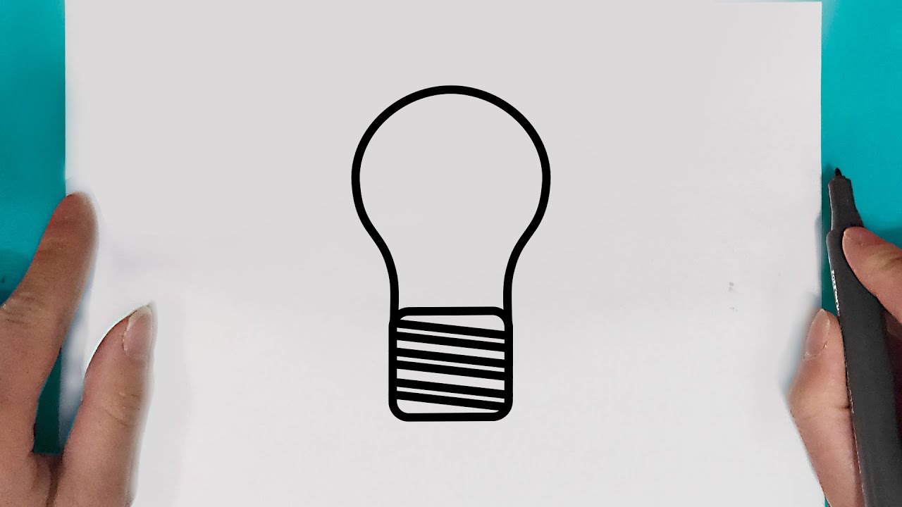 How to draw a light bulb easy for beginners drawing light bulb easy ...