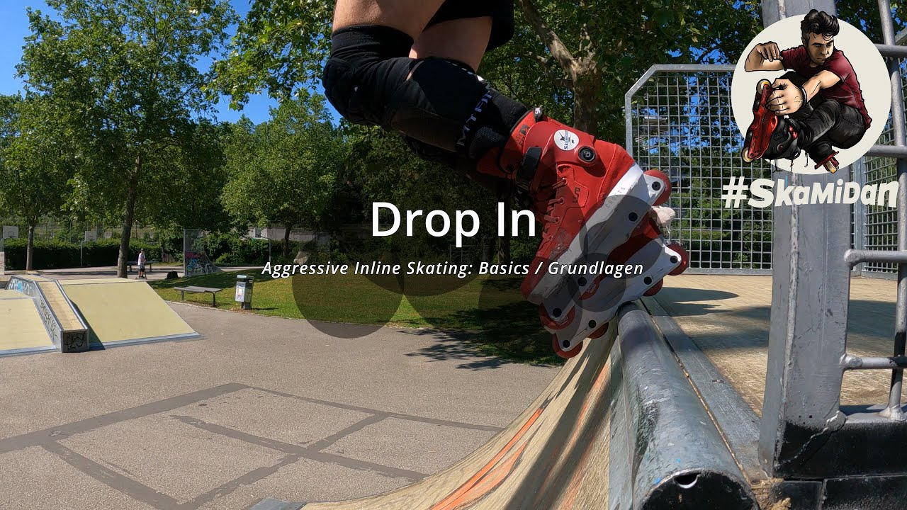 Drop In - Pipes & Ramps | Trick Clip | Basics | Aggressive Inline Skating | SkaMiDan - YouTube