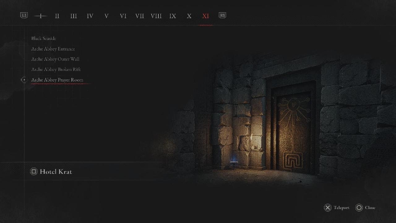 Lies of P - Arche Abbey Broken Rift to Arche Abbey Prayer Room ...