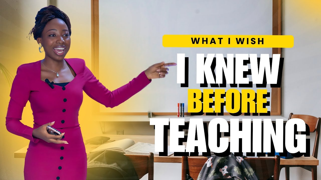 Things I Wish I Knew Before Becoming a Teacher (Must-Watch for New ...