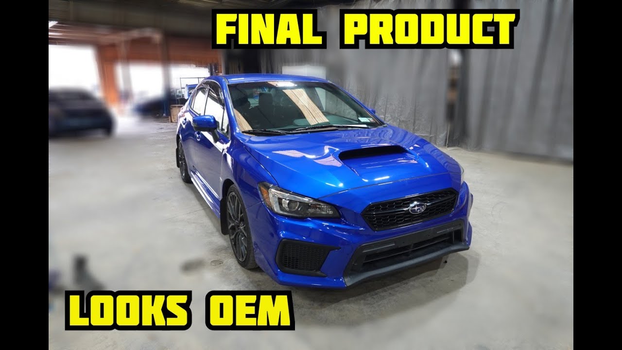 Rebuilding a Wrecked 2019 Subaru WRX/STI With Severe Frame Damage Part ...