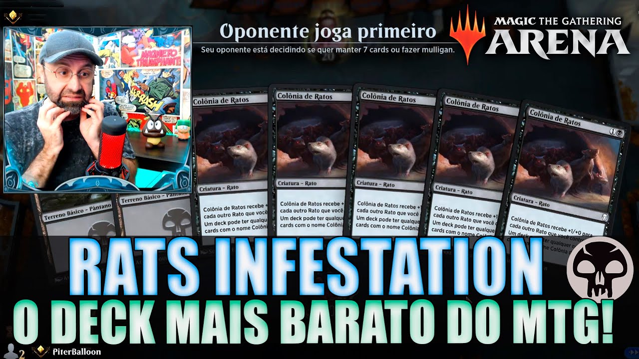 RATS INFESTATION - O DECK MAIS BARATO DO MTG ARENA! - YouTube