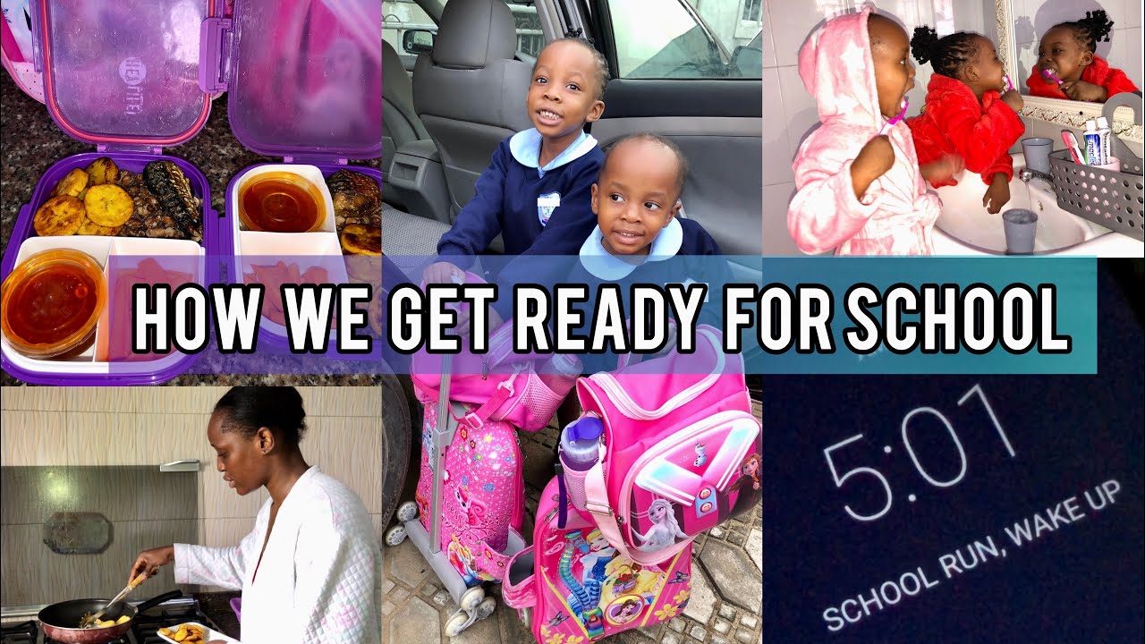 EARLY MORNING SCHOOL ROUTINE | Mom of two | SCHOOL LUNCH IDEA ...