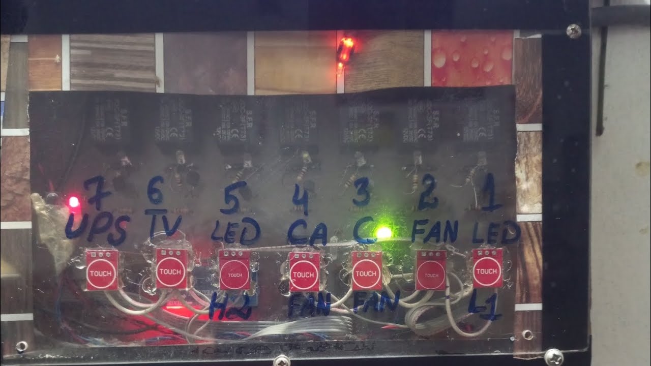 power cable UPS power cable pixel LED control touch button remote - YouTube