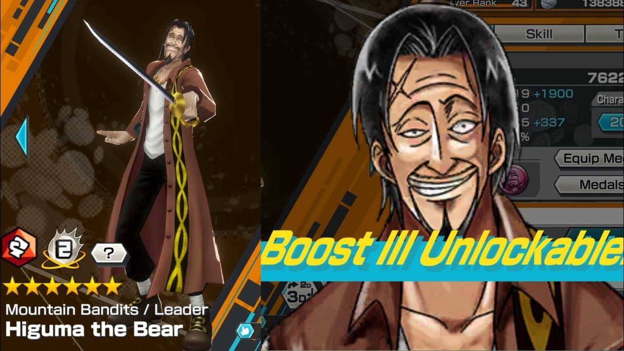 ONEPIECE BOUNTYRUSH Higuma the bear opbr gameplay - YouTube