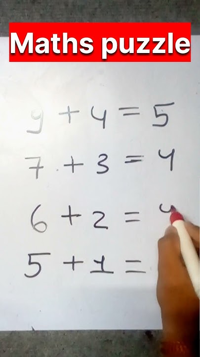 Tricky Maths puzzle || maths puzzle ||😱 maths game#viral #short - YouTube