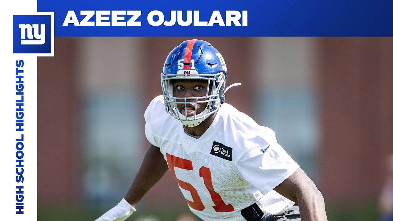 Azeez Ojulari's TOP High School Highlights | New York Giants - YouTube