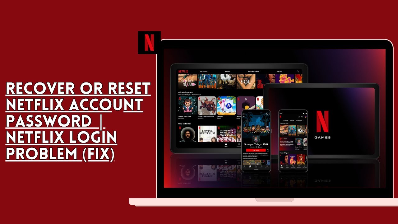 Recover or Reset Netflix Account Password | Netflix Login Problem (Fix ...