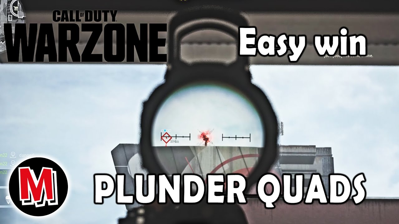 Call of Duty Warzone PLUNDER QUADS Easy Win 1ST - YouTube