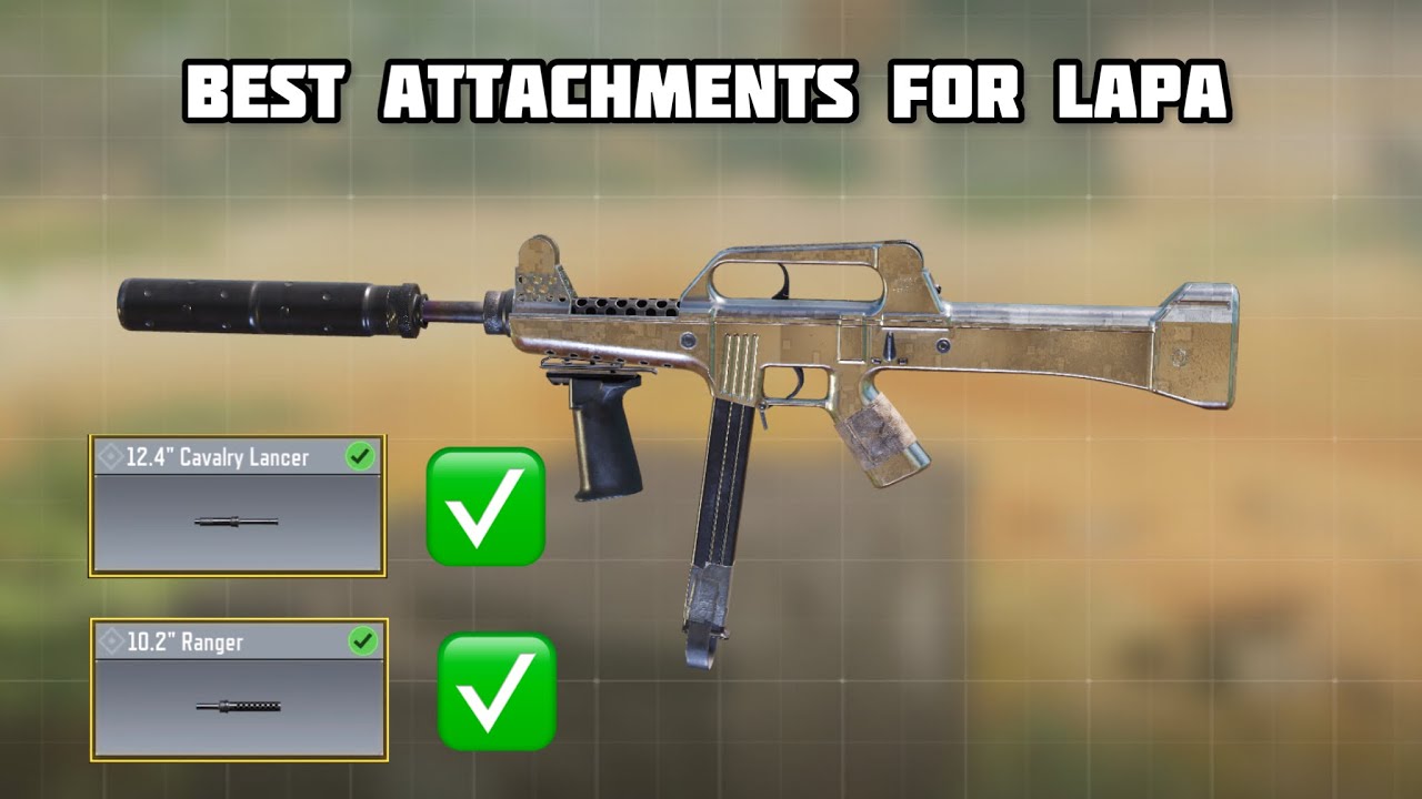 *Best* Attachments for the Lapa in Codm: NEW SMG 2022 - YouTube