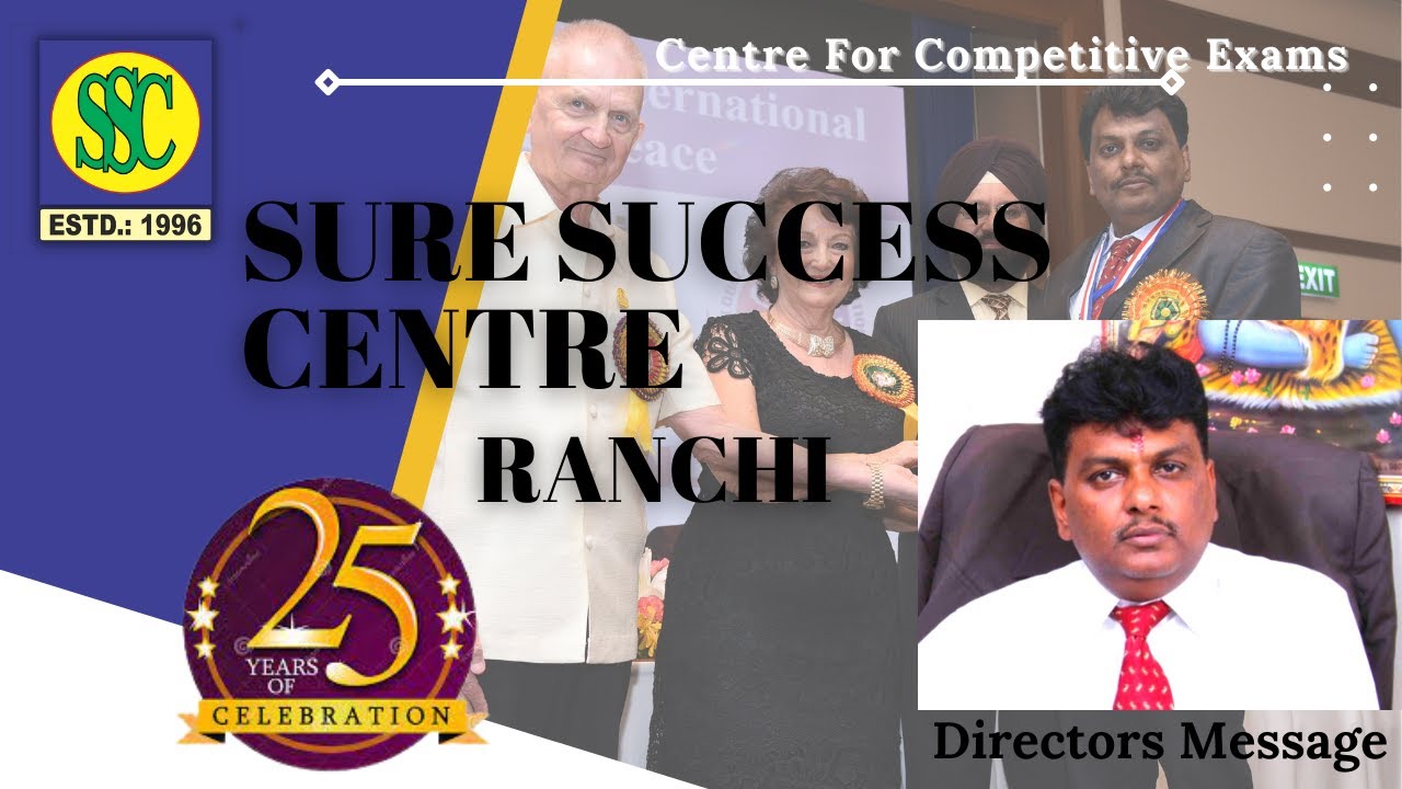 SURE SUCCESS CENTRE ....The Director's Message & New Year Wishes to All ...
