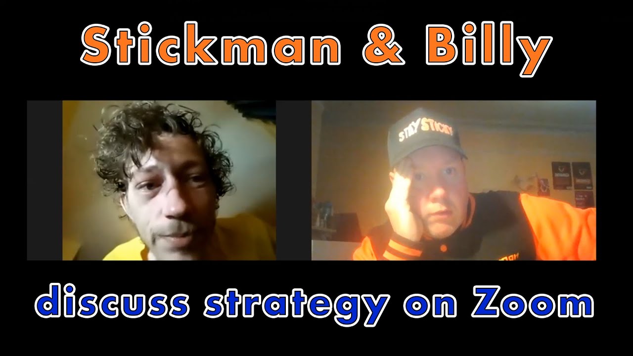 Stickman tries to motivate Billy Zero via Zoom - YouTube