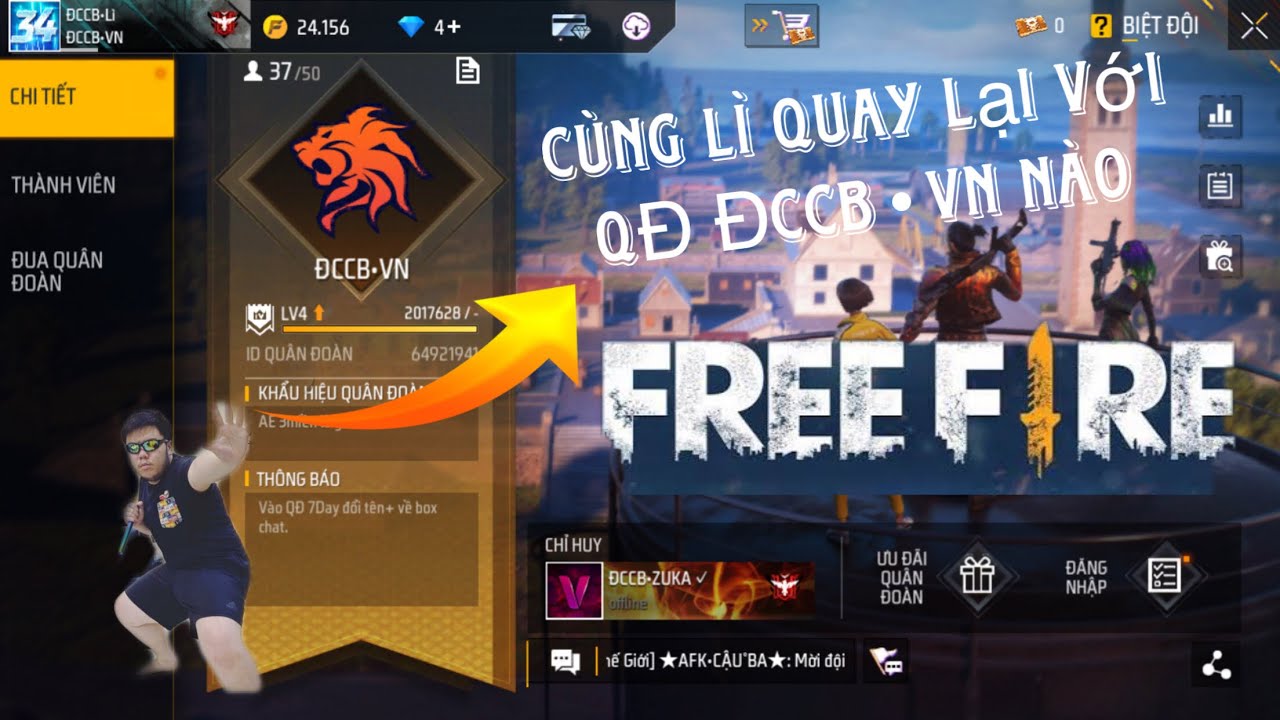 [FF]Cùng Lì Quay lại với QĐ ĐCCB•VN nào - YouTube