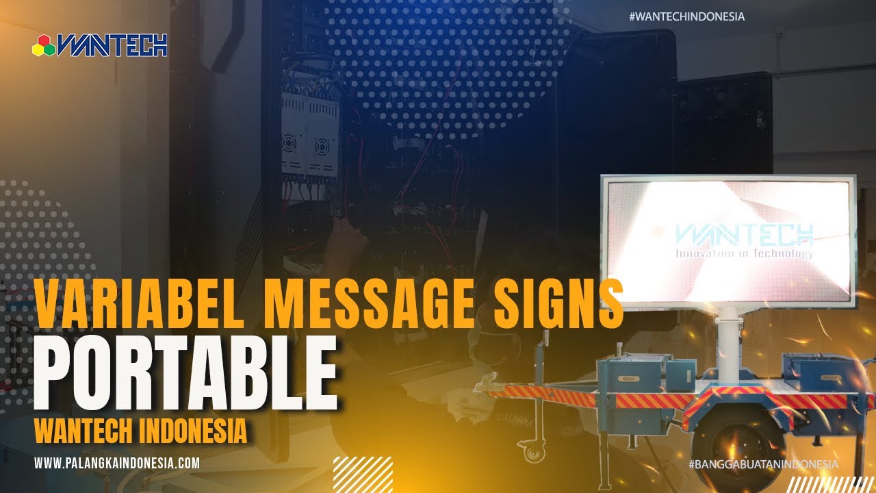 Variable Message Signs (VMS) Portable - YouTube