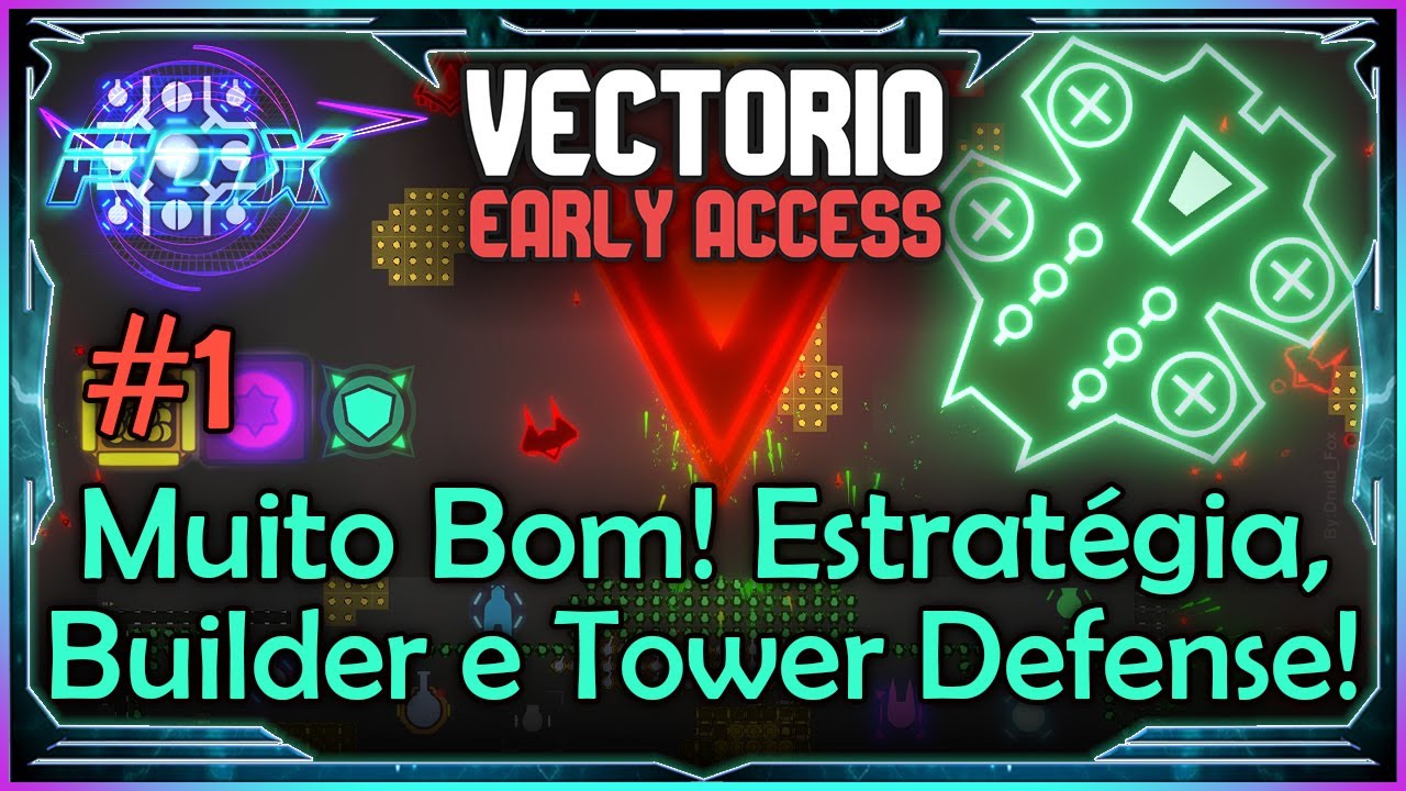 (EA)#1 Muito Bom! Estratégia, Builder e Tower Defense! - Vectorio - Early Access - YouTube