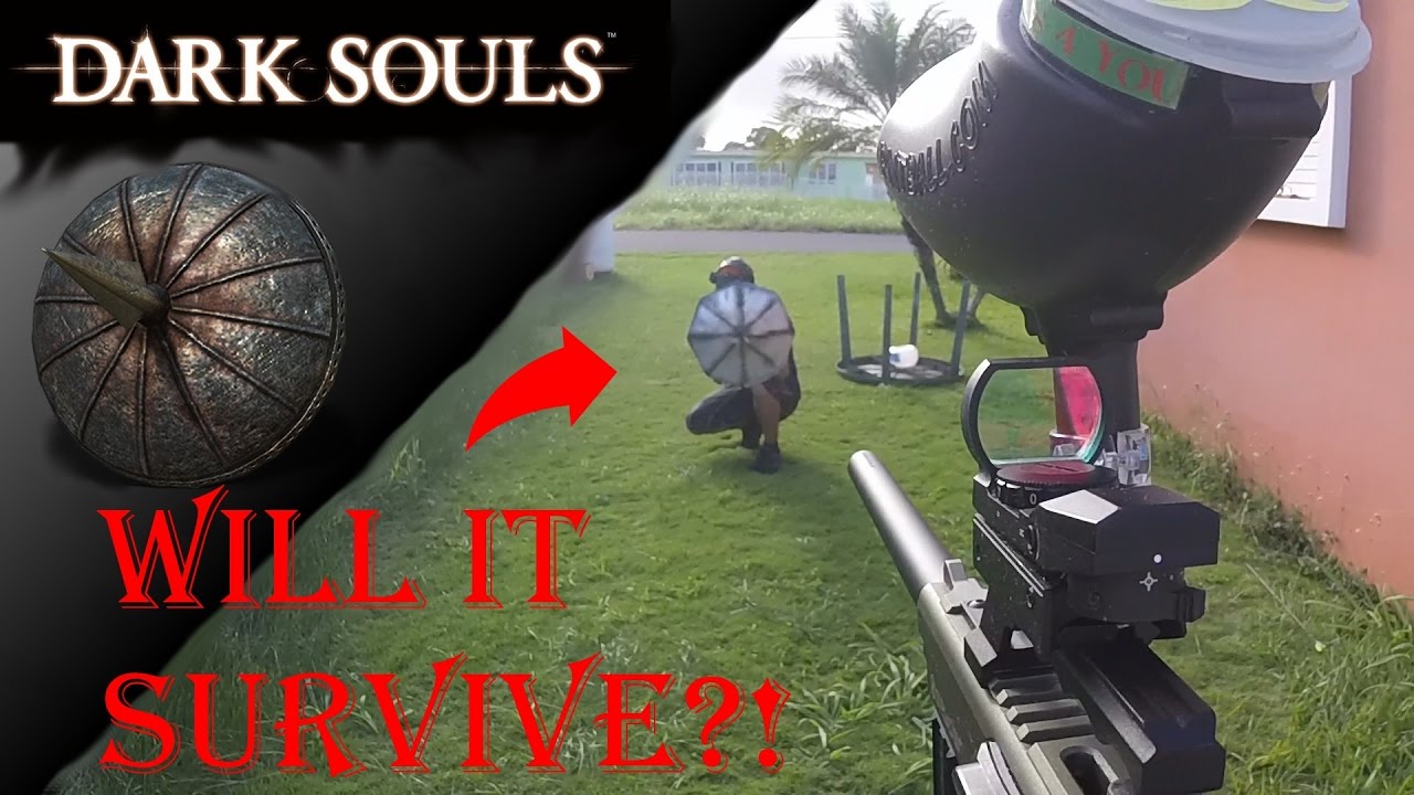 Dark Souls Pierce Shield in Real Life! (torture test) - YouTube