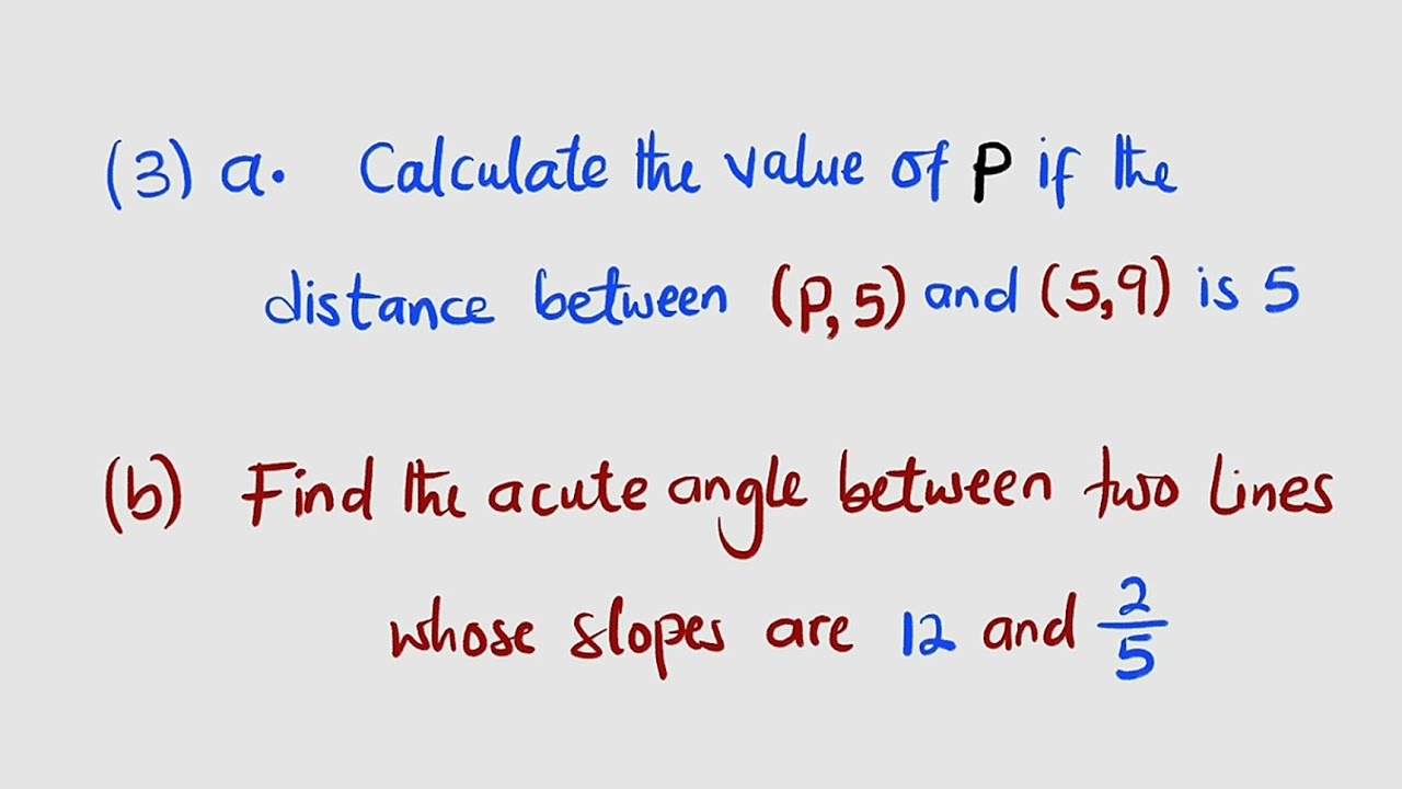 NECO 2022 Question 3 - YouTube