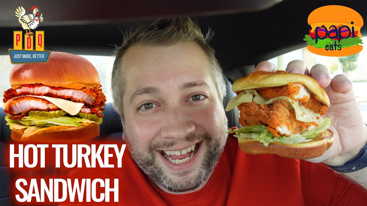 PDQ - Hot Crispy Turkey Sandwich 2021 - Review - YouTube