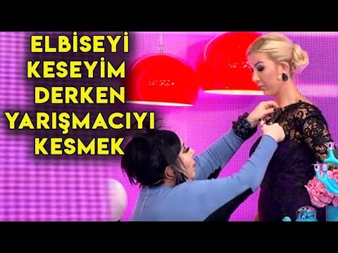 Stil Yarışmasında Elbiseyi Keseyim Derken Yarışmacıyı Kesmek!