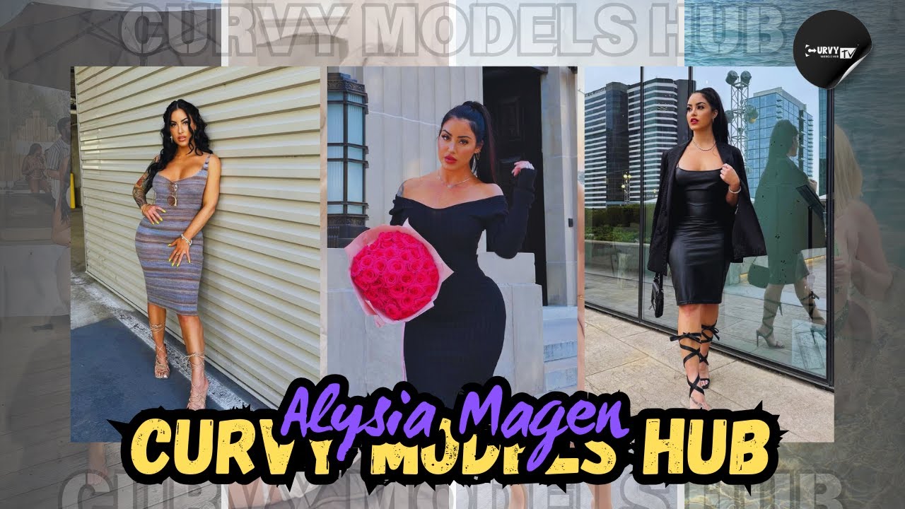 Glamorous Plus Size Fashion Model Alysia Magen TAKES OVER the Runway ...