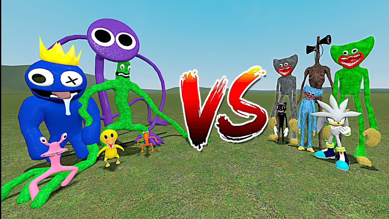 ALL RAINBOW FRIENDS VS POPPY PLAY TIME, CARTOON CAT AND OTHER - YouTube