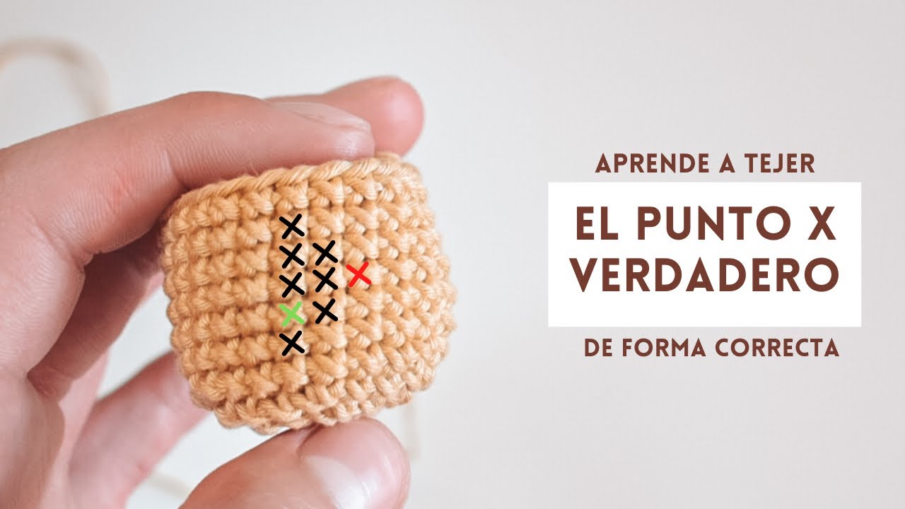 La equis falsa y la equis verdadera ¿cuál tejes? | crochet | amigurumi ...