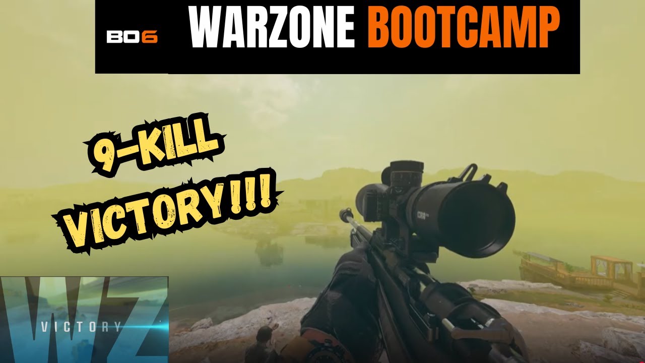 Call Of Duty BO6 - WARZONE BOOTCAMP (No Commentary) (9-Kill Win) - YouTube