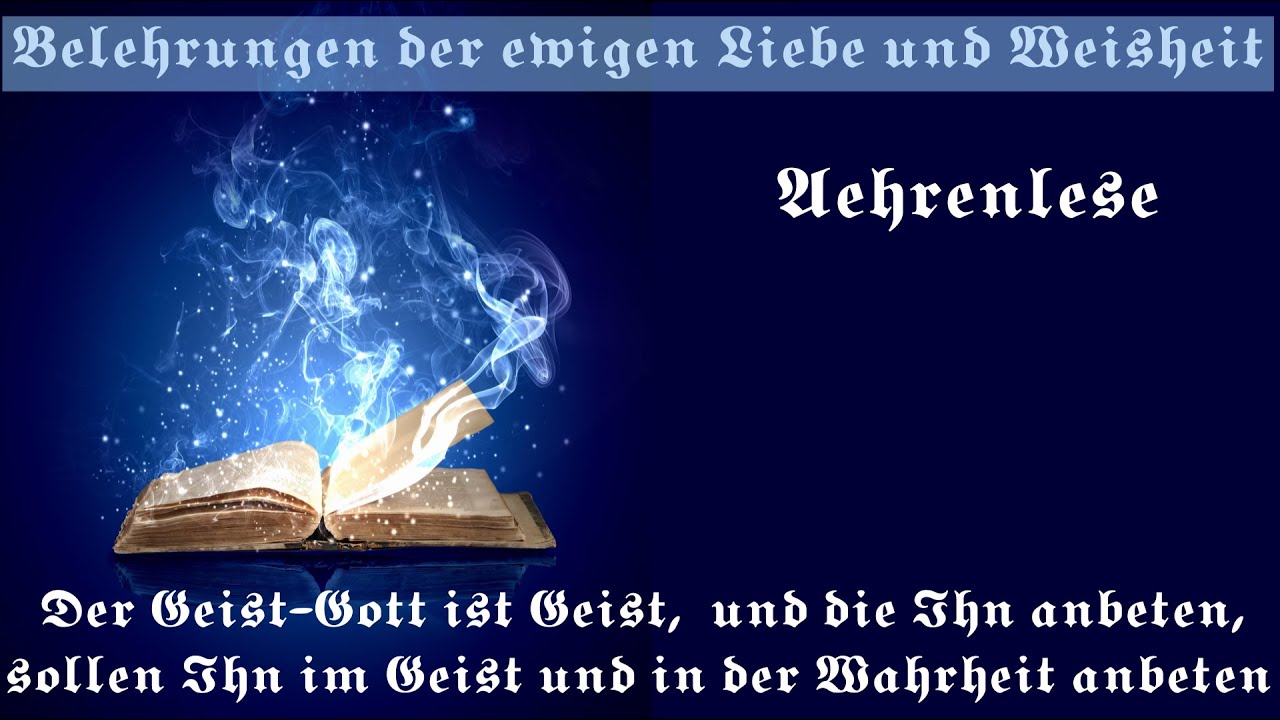 Gott Ist Liebe Gott Ist Geist