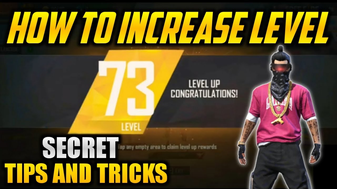 HOW TO INCREASE LEVEL IN FREE FIRE 🔥🔥 ll SECRET TIPS AND TRICKS TO ...
