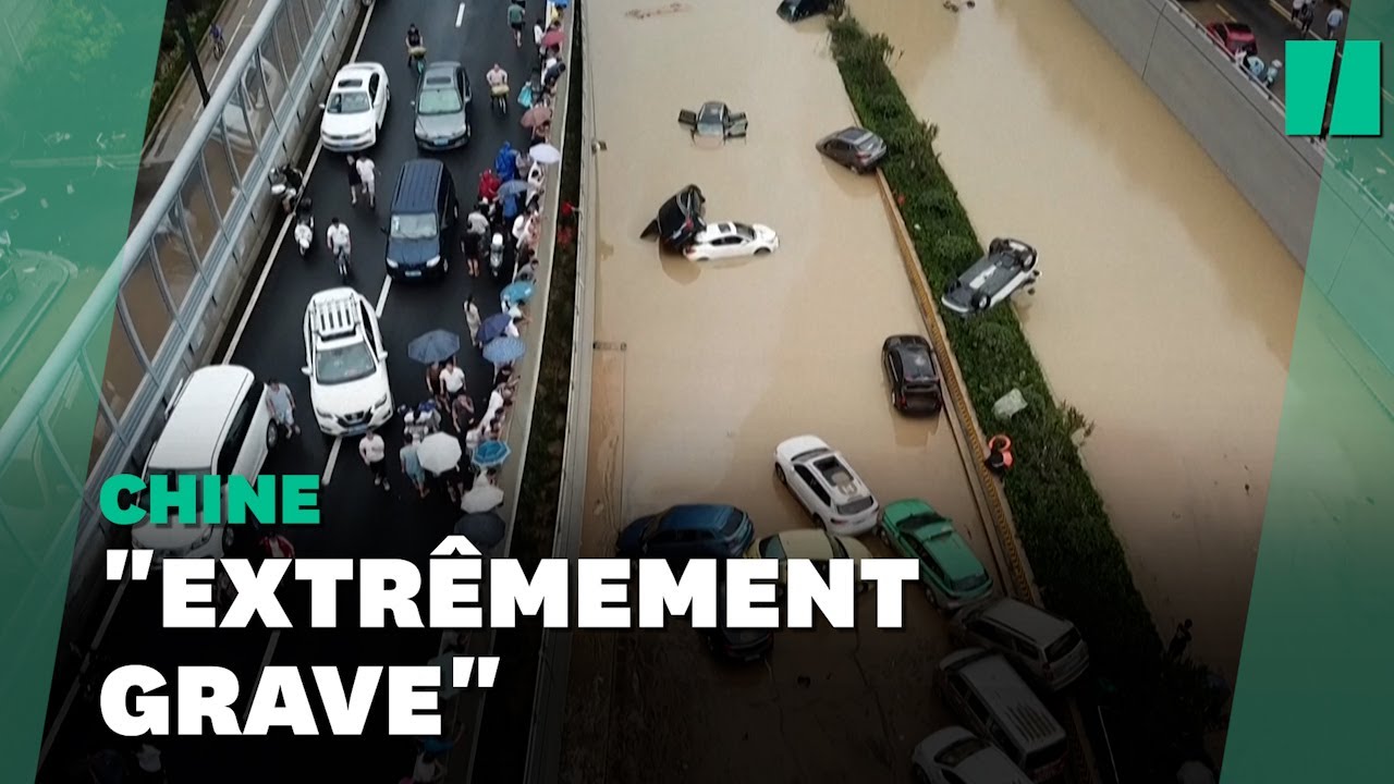 Inondations en Chine: stupeur et dévastation à Zhengzhou, la pluie ...