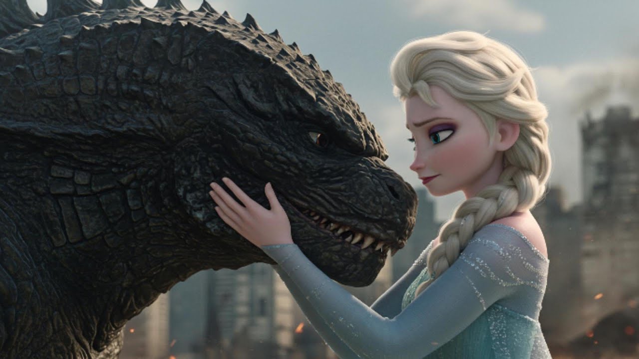 Godzilla & Elsa (Show Yourself) AMV - YouTube