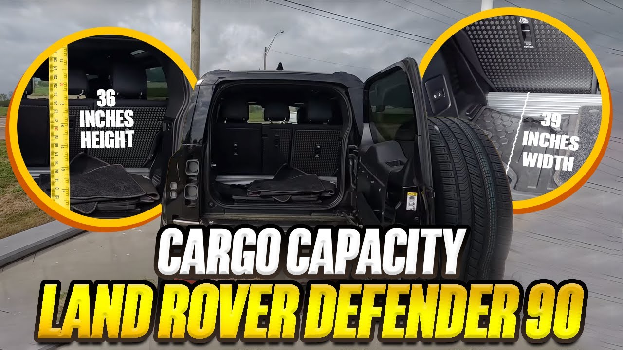 2020 - 2023 Land Rover Defender 90 - True Cargo Capacity Given In ...