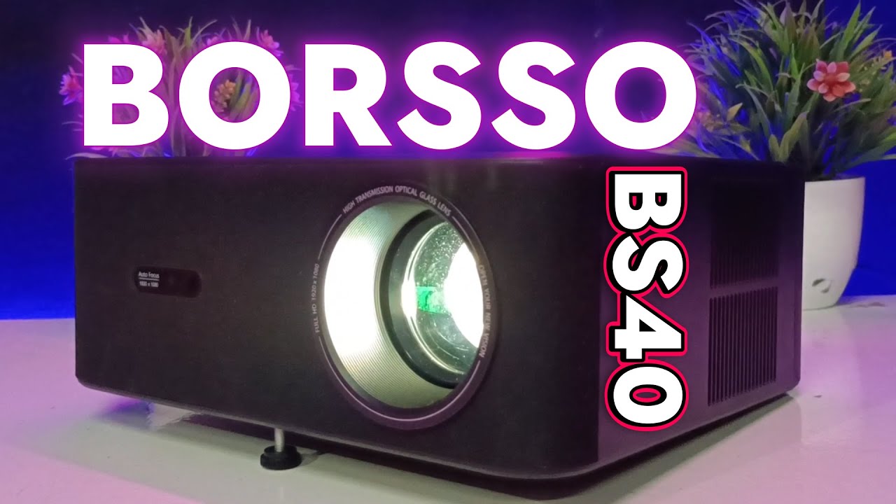 Borsso BS40 Best Projector In 2024 Full Review || Best Home Theatre ...