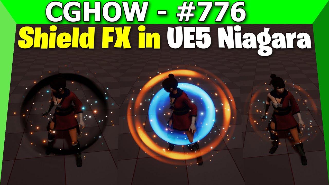 Shield FX in UE5 Niagara Tutorial | Download Files - YouTube